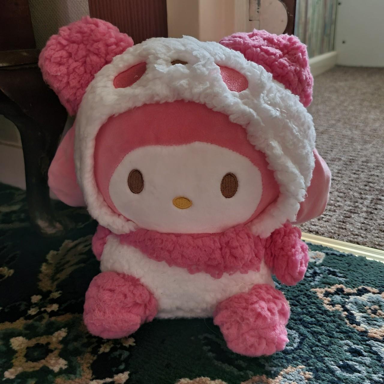 My melody hello kitty sanrio plush, 22cm in height,... - Depop