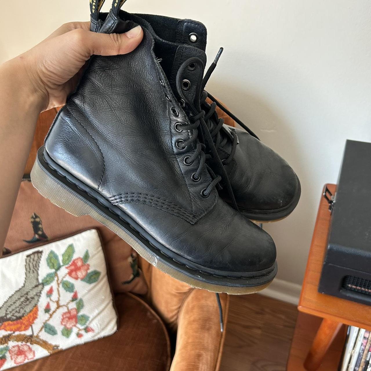 Doc Marten boots 1460 Pascal DR Marten lace up... - Depop