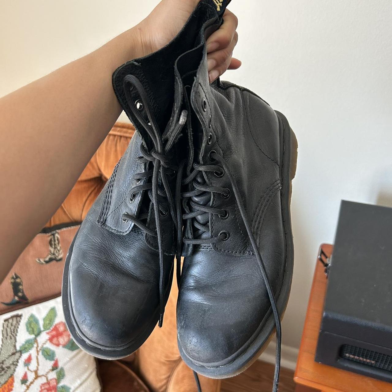 Doc Marten boots 1460 Pascal DR Marten lace up... - Depop