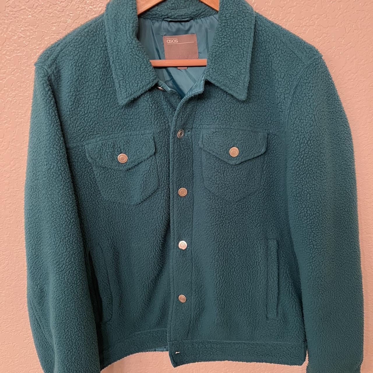 ASOS Men's Green Coat | Depop