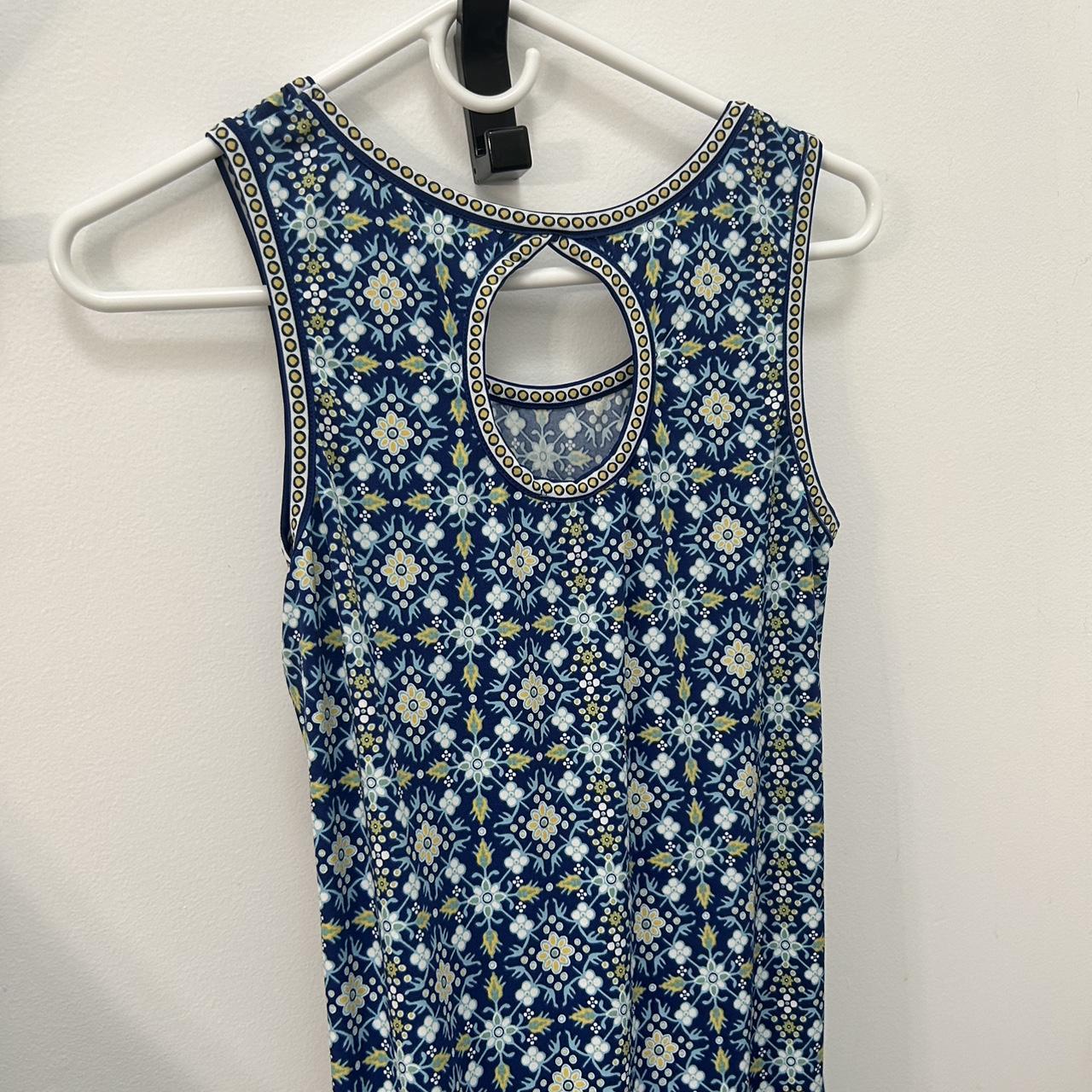 Tj maxx patterned keyhole sundress -no tag but super... - Depop