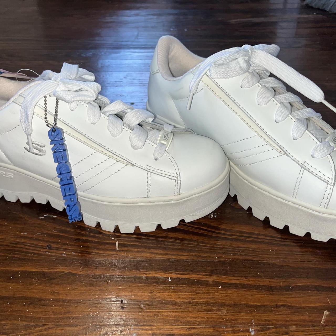 skechers, street cleat deluxe, y2k, never worn,... - Depop