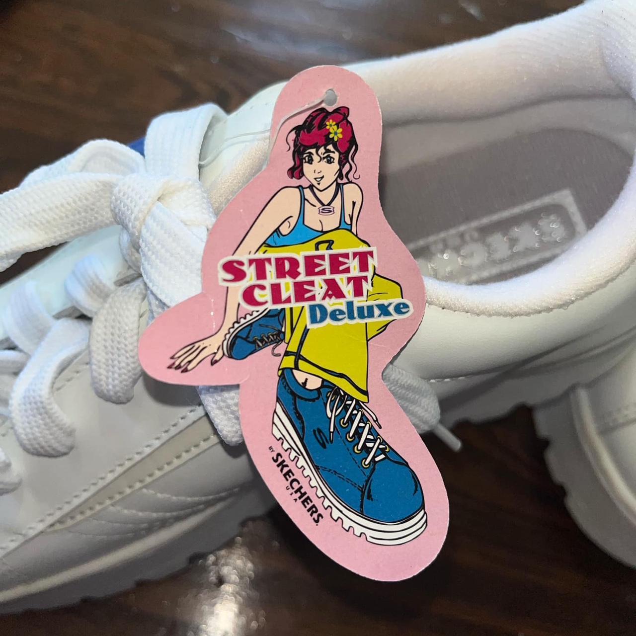 skechers, street cleat deluxe, y2k, never worn,... - Depop