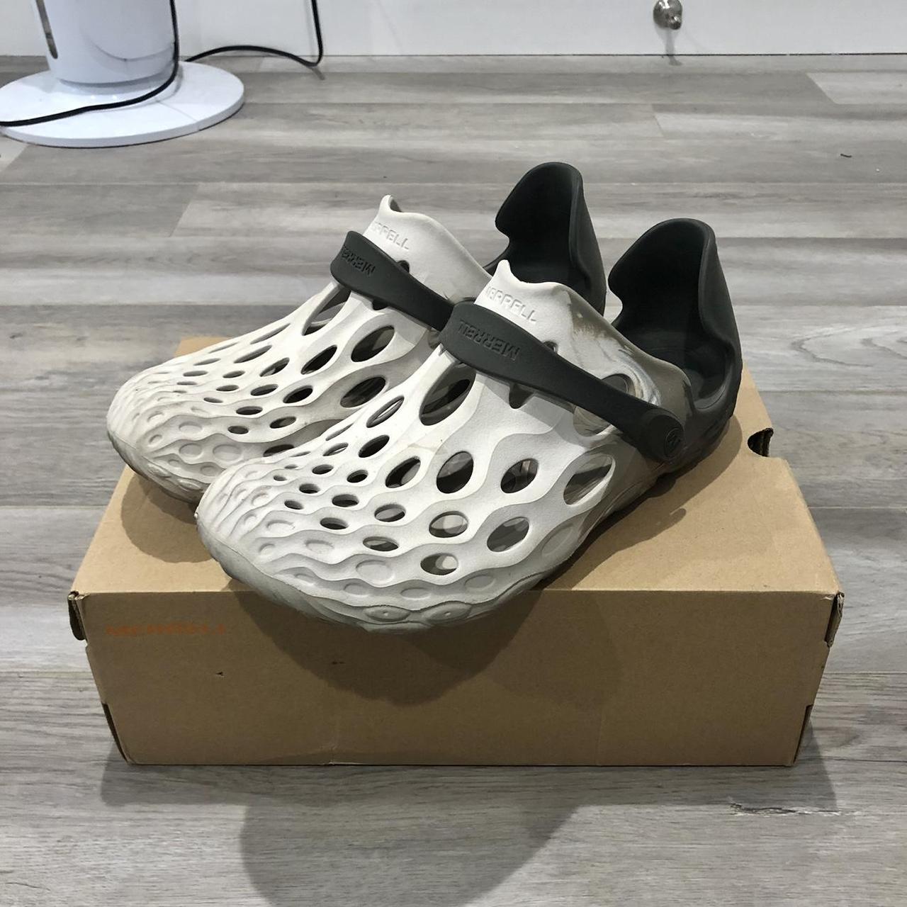 Merrell Hydromoc White/black/brindle size 11. They... - Depop