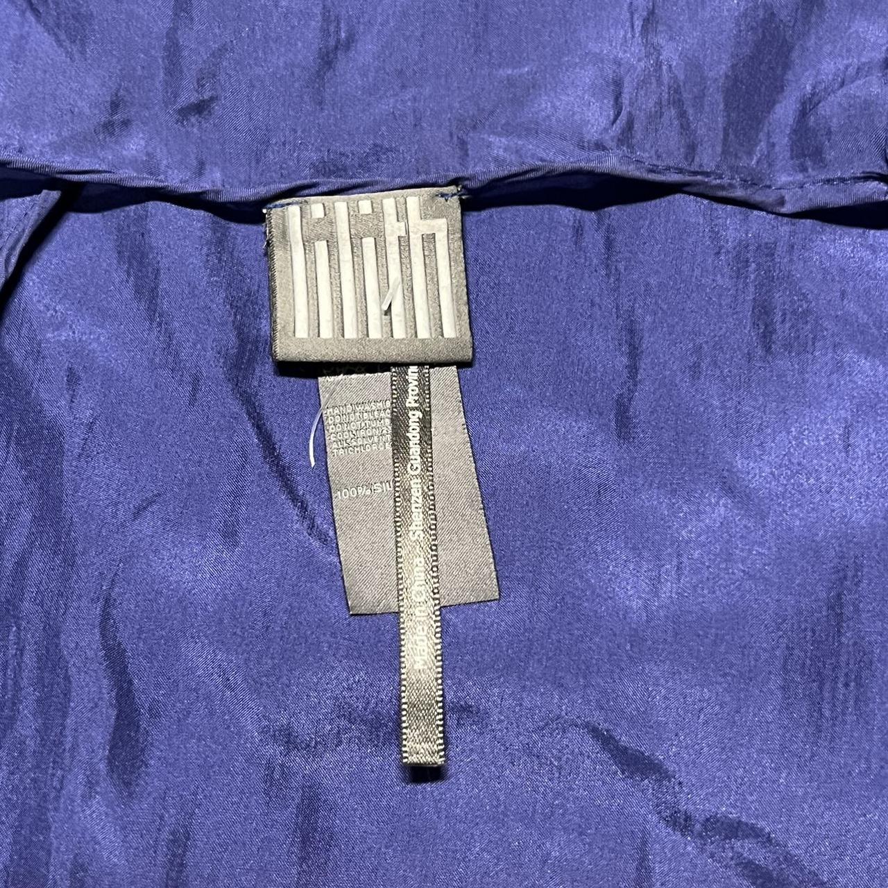 modern lilith purple sheer silk fill length casual... - Depop