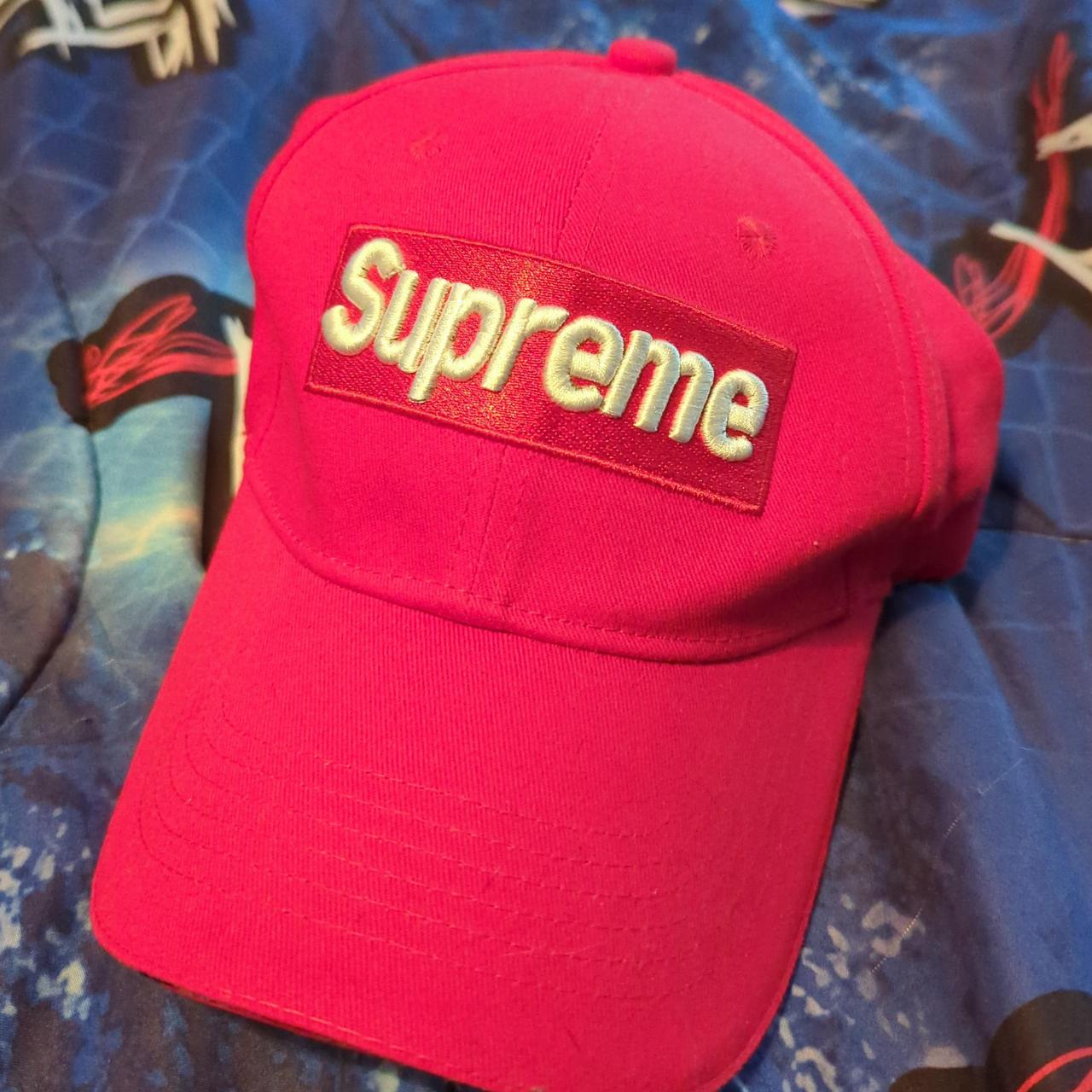 Supreme Louis Vuitton hat Hats on great condition... - Depop