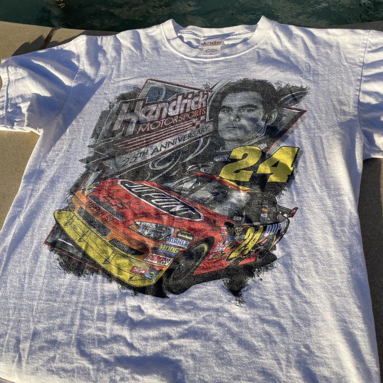 Hendricks Motorsports 25th Anniversary Racing Tee - Depop