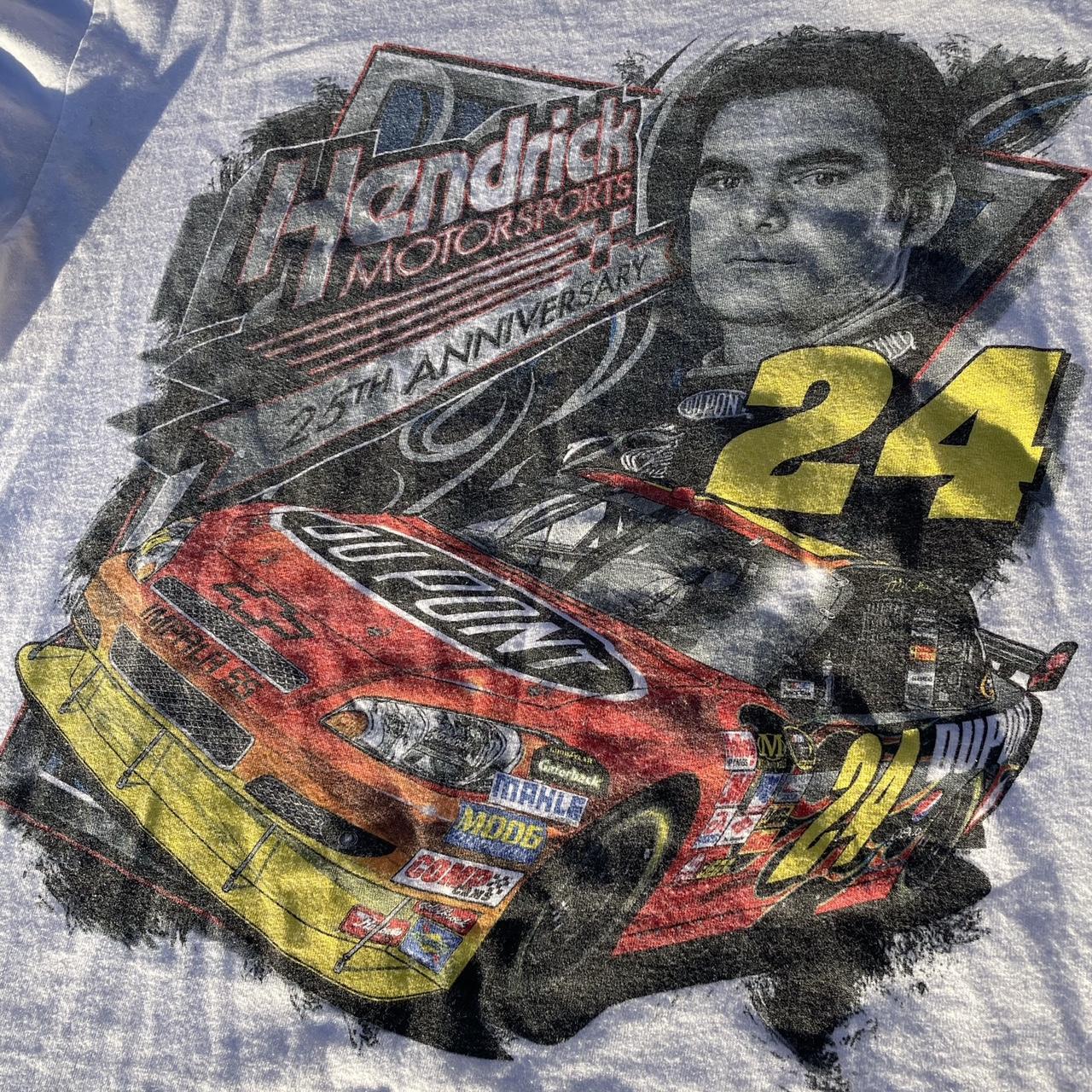 Hendricks Motorsports 25th Anniversary Racing Tee - Depop