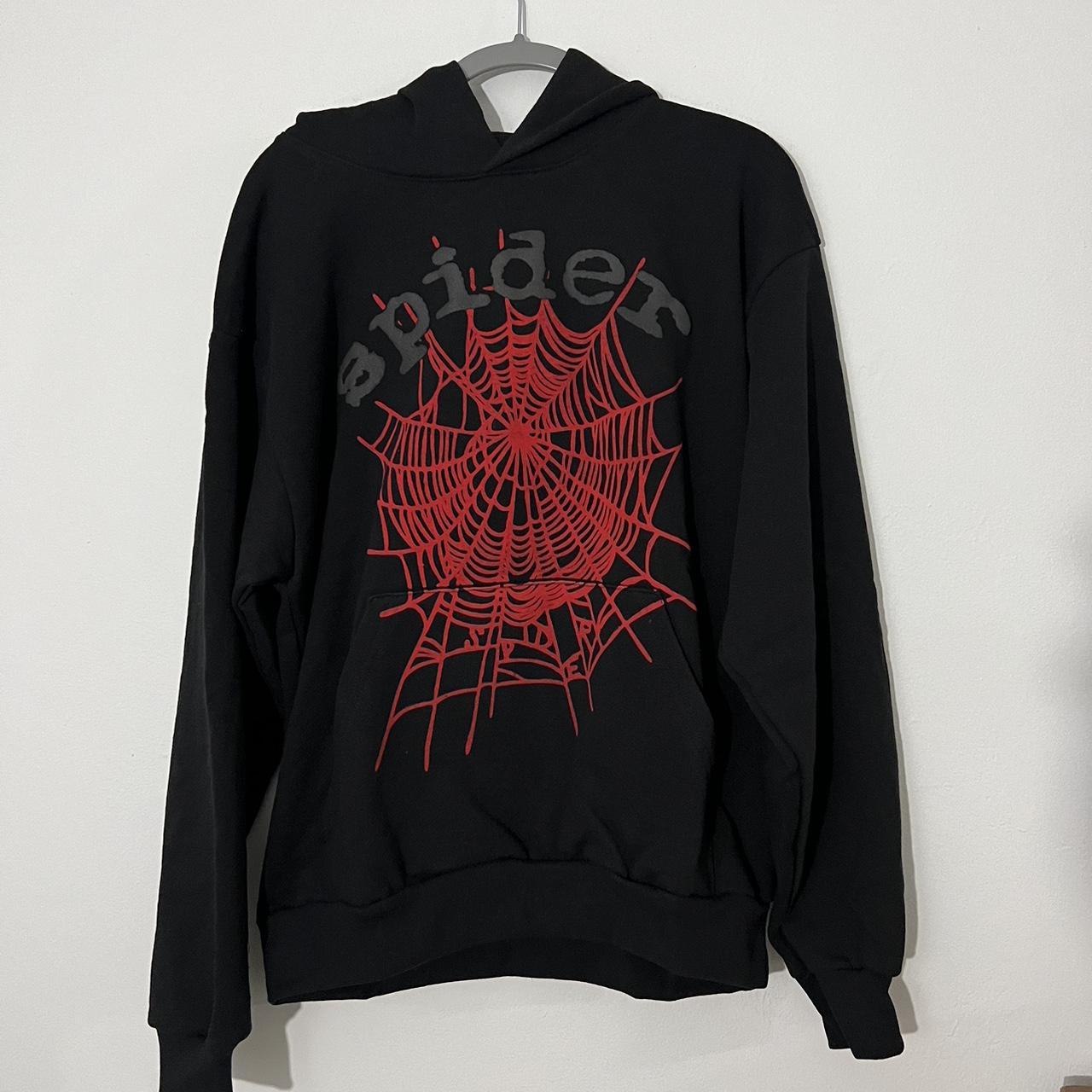 Sp5der Spider Worldwide Og Hoodie Black Size Xl Depop