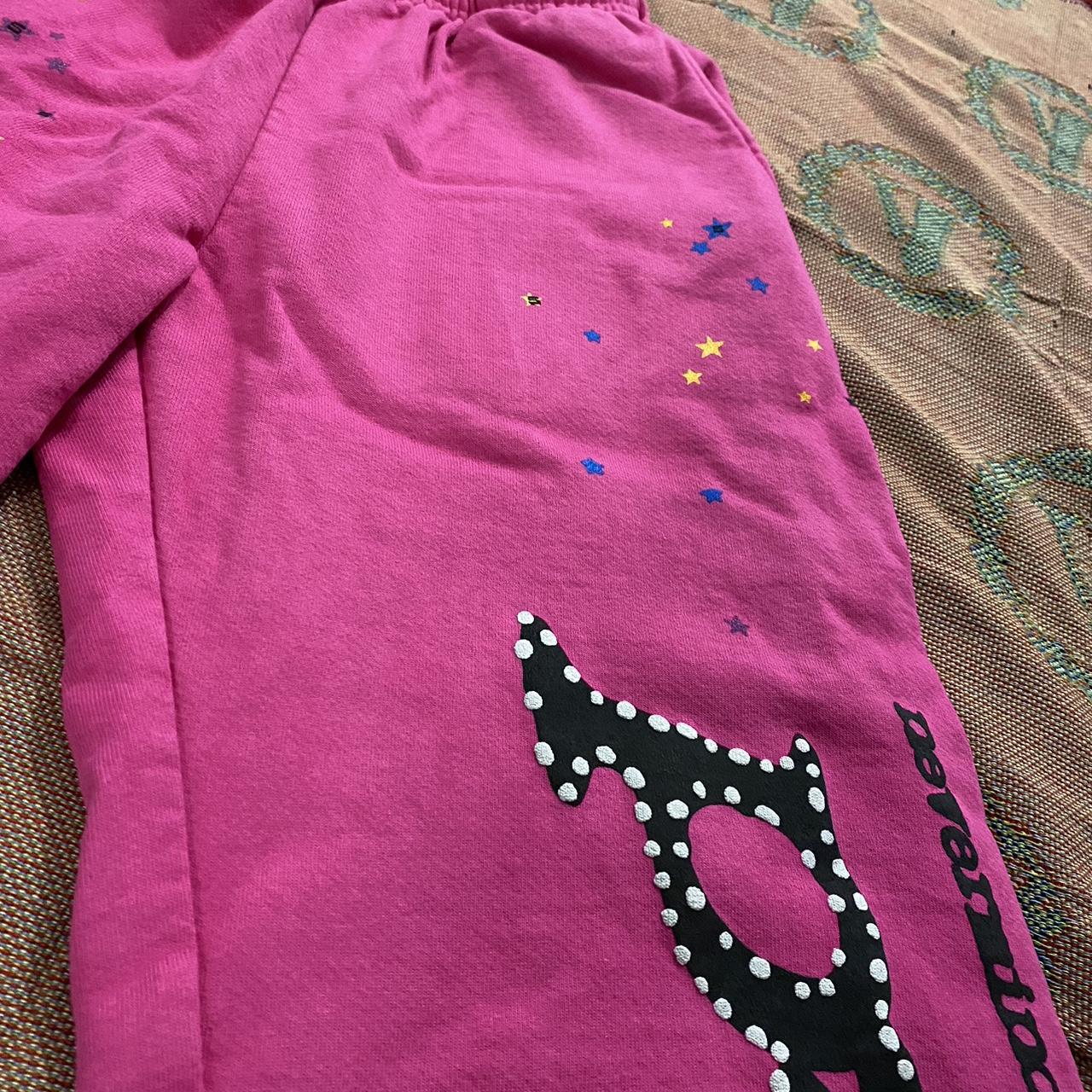 Sp5der Spider Worldwide pink p*nk punk sweat... - Depop