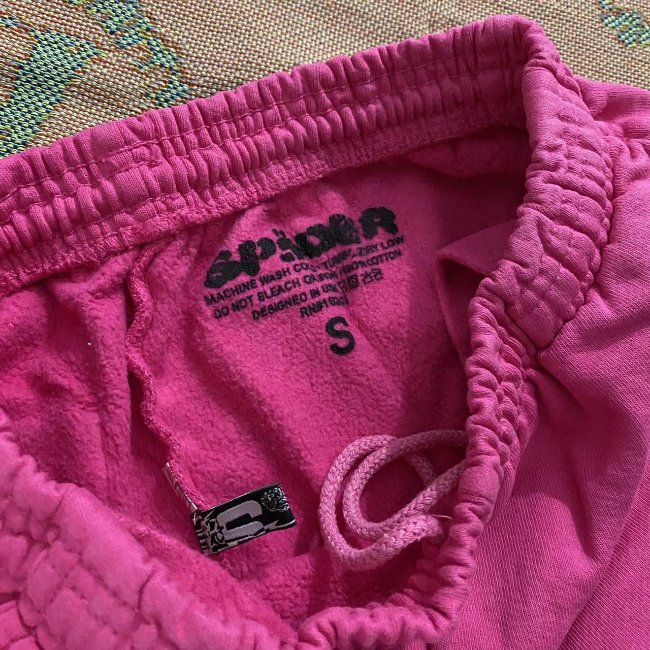 Sp5der Spider Worldwide pink p*nk punk sweat... - Depop