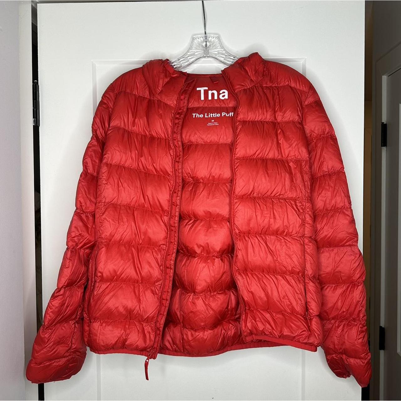 Aritzia TNA Red Little Puffer Great for everyday... - Depop