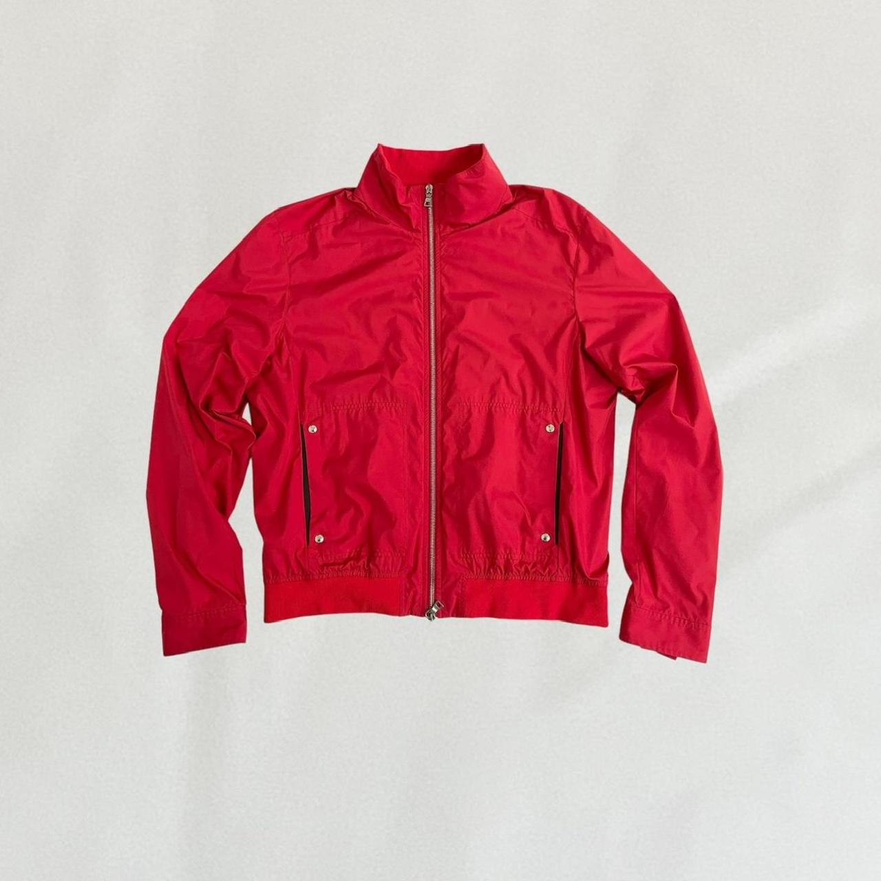 Red Prada sport bomber style jacket - Size 54,... - Depop