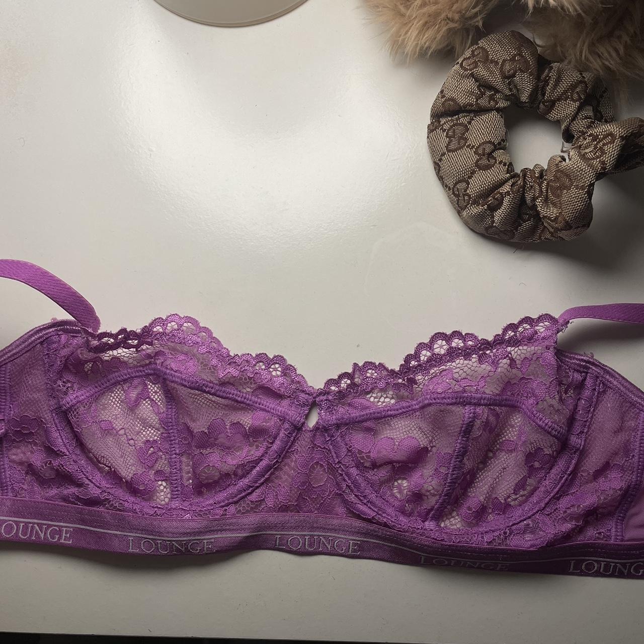 Lounge Underwear Blossom Balcony set Bra 32D Pants... - Depop