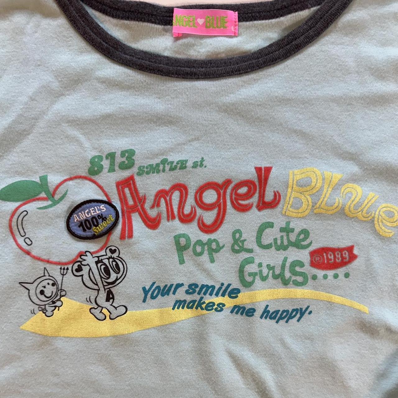 ANGEL BLUE logo tee DM before buying, accepting... - Depop