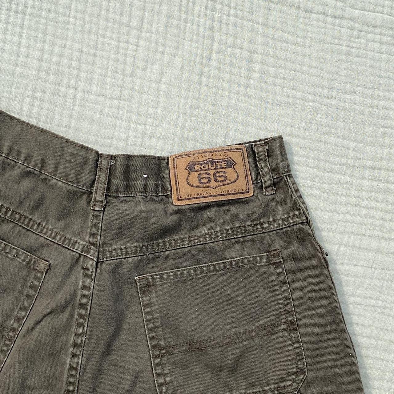 Route 66 Y2K Green Jorts In great condition! A... - Depop