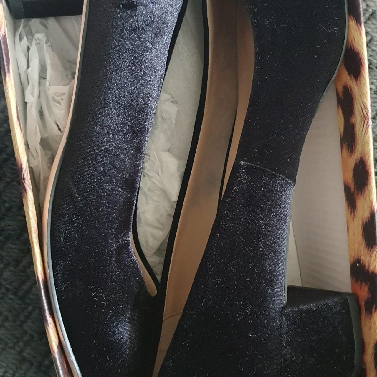 River Island Black Velvet Material In Size 8 Depop