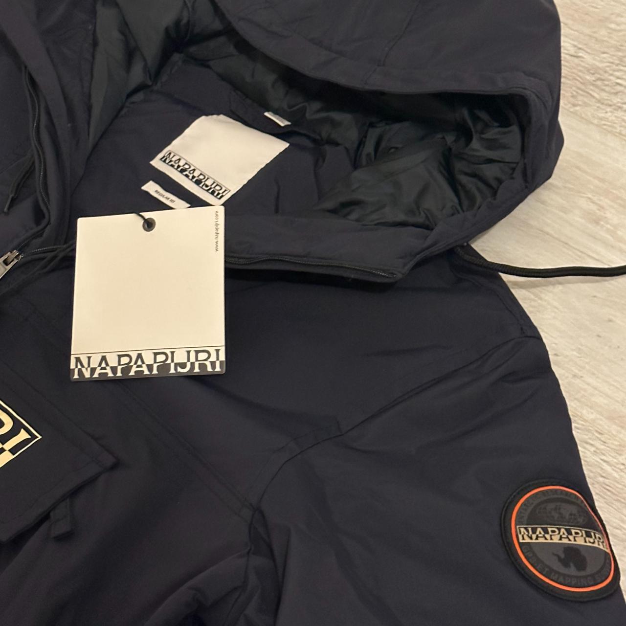 Napapijri Men's Navy Jacket | Depop