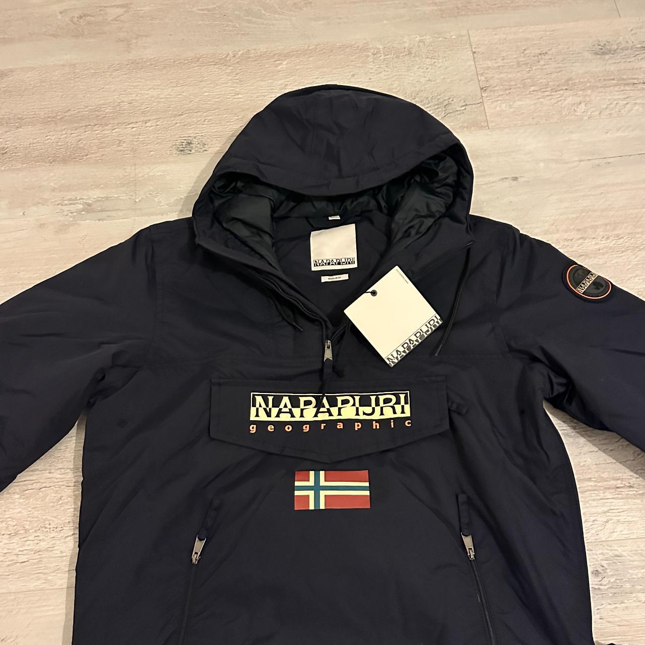 Napapijri Men's Navy Jacket | Depop