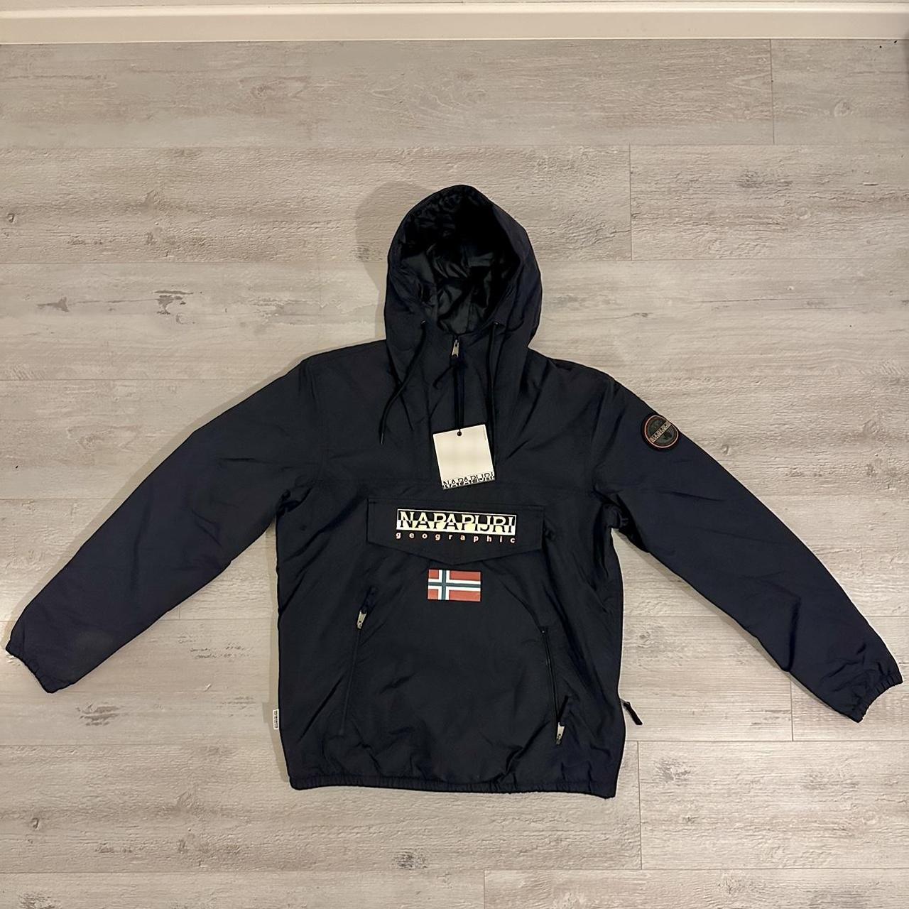 Napapijri Men's Navy Jacket | Depop