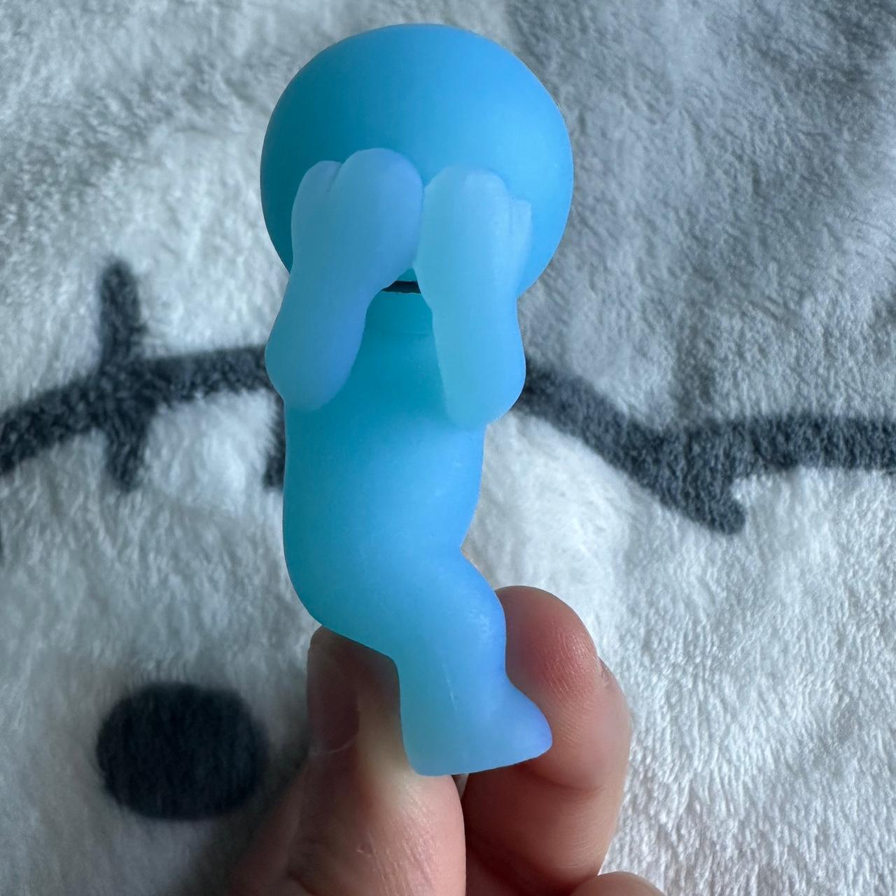 smiski blue closing eyes #smiski #dreams #sonnyangel... | Depop