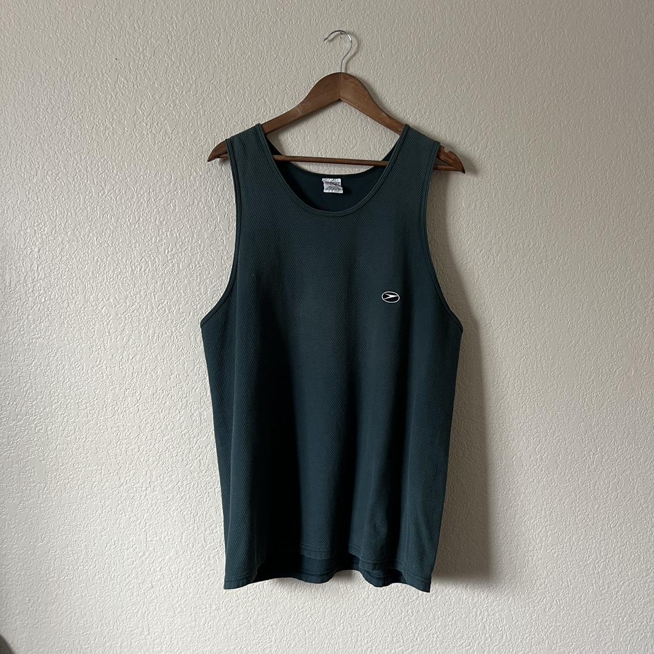 Vintage Speedo tank top -On a speedo tag -no... - Depop