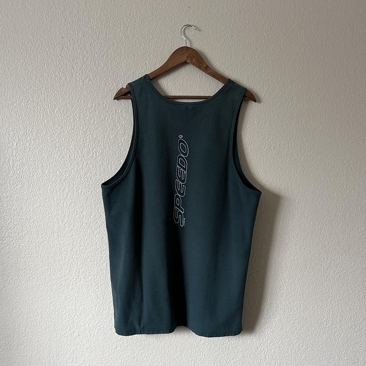 Vintage Speedo tank top -On a speedo tag -no... - Depop