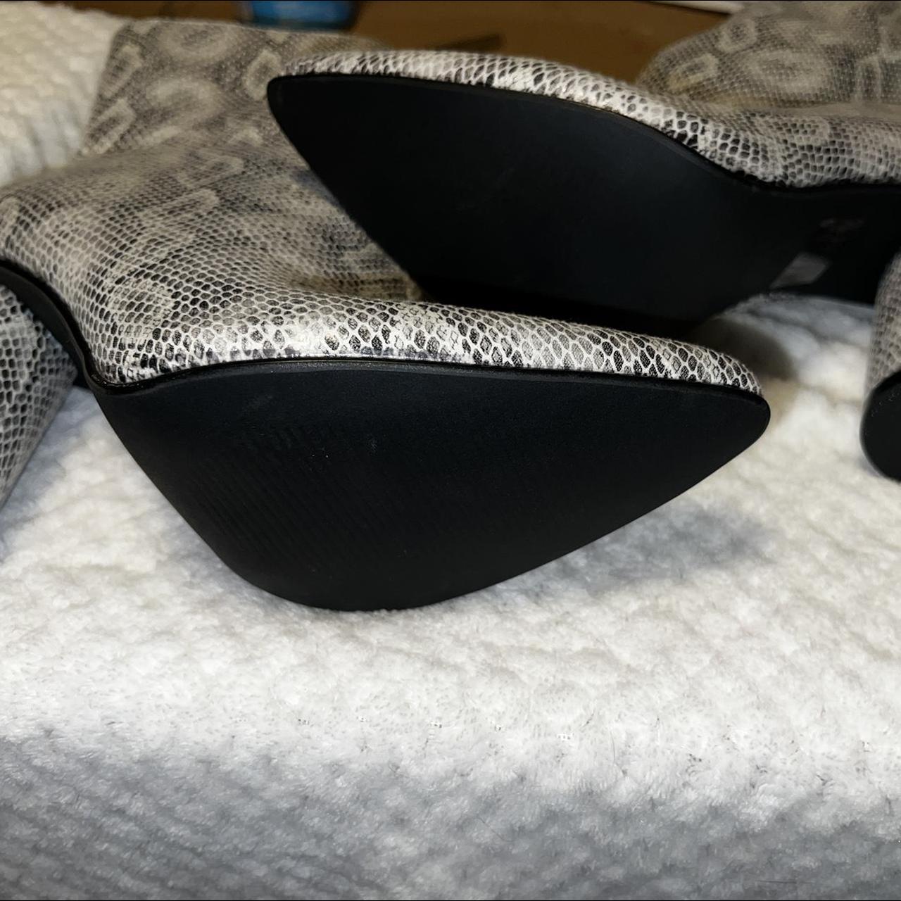 Super cute snake skin boots from fashion nova! Never... - Depop