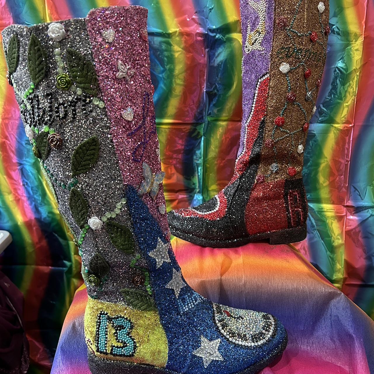 The Eras boots. All ten eras are represented in... - Depop