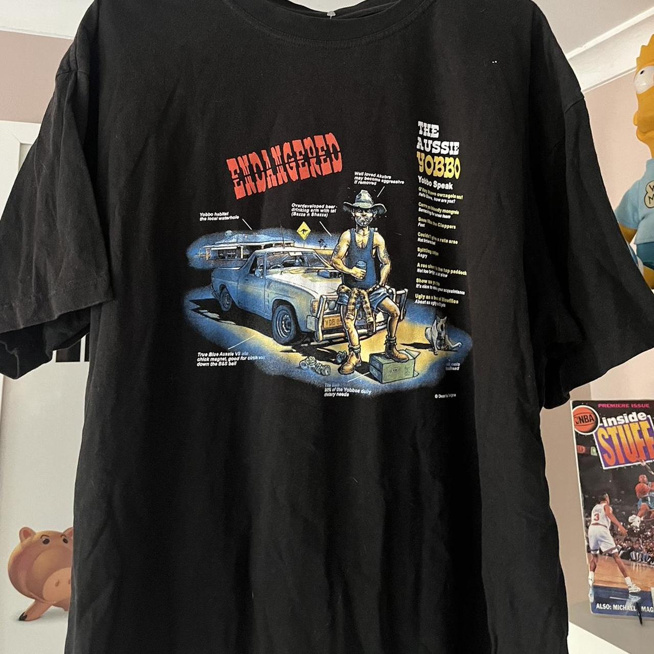 Vintage Australian ‘The Aussie Yobbo” Tee T-shirt... - Depop