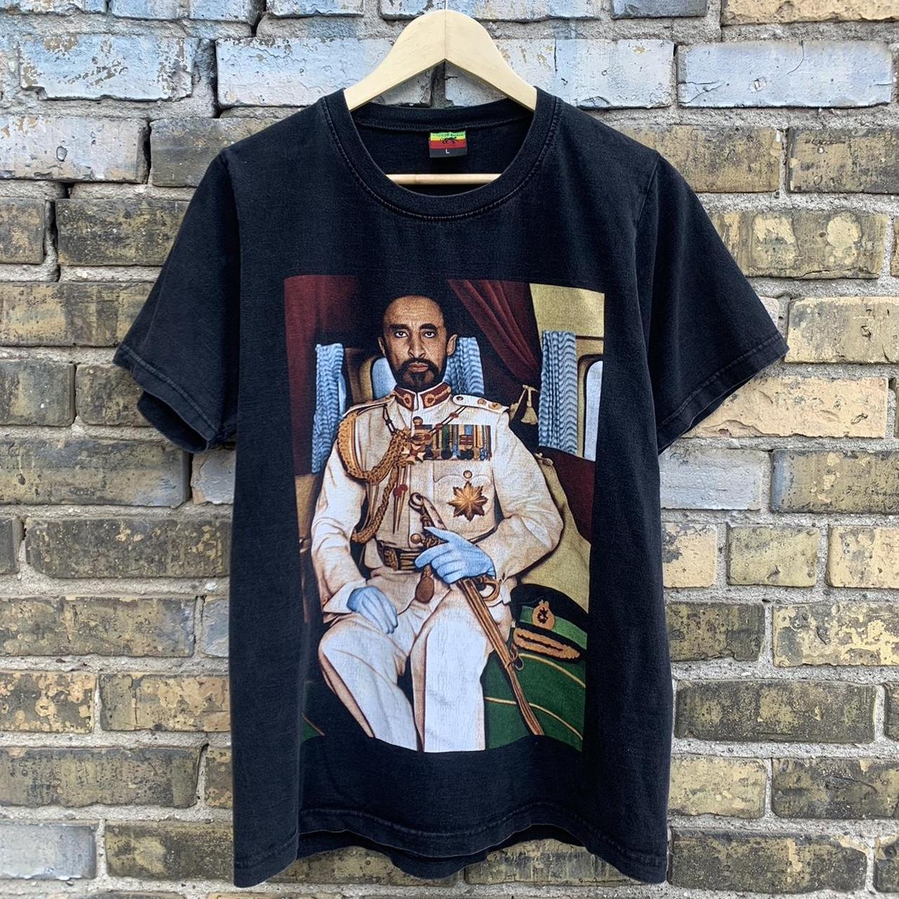 Haile Selassie Double Sided Tee/Men’s Large (See... - Depop