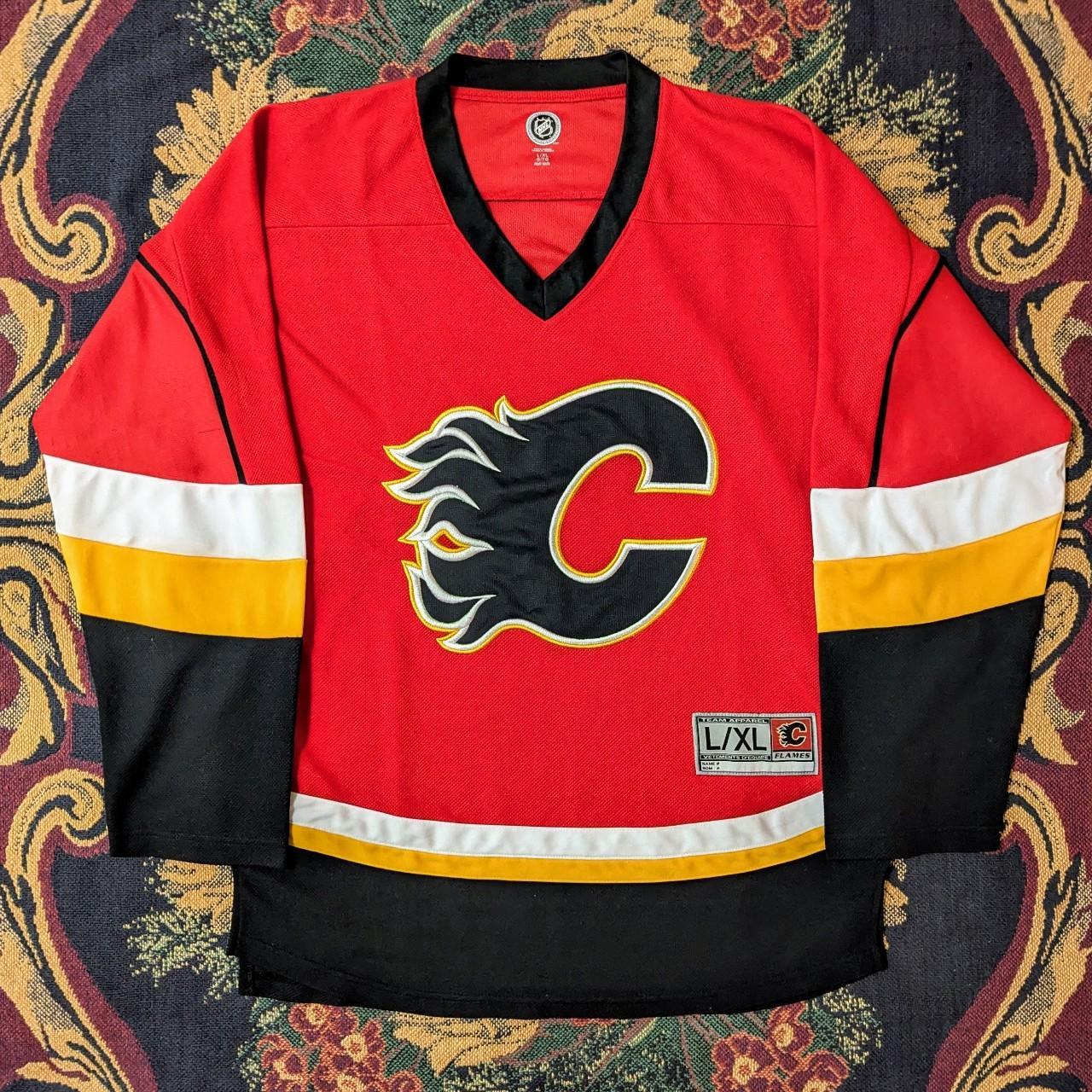 NHL Official License Calgary Flames Hockey... | Depop