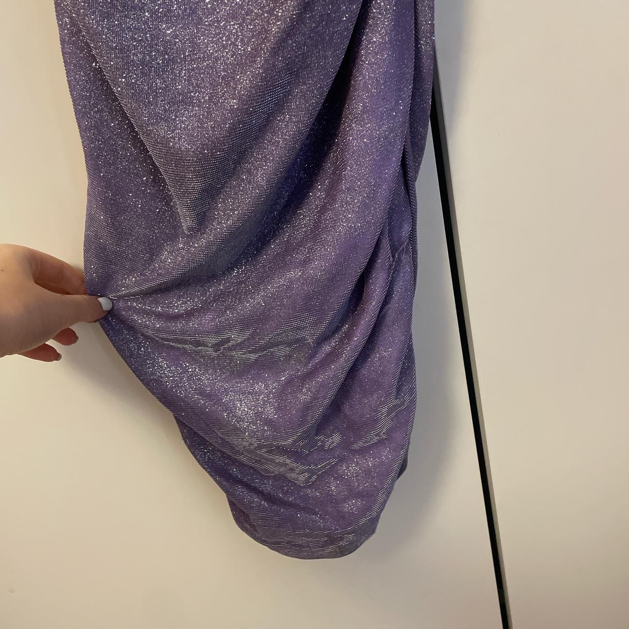 H&M - purple sparkle dress -worn once as seen in... - Depop