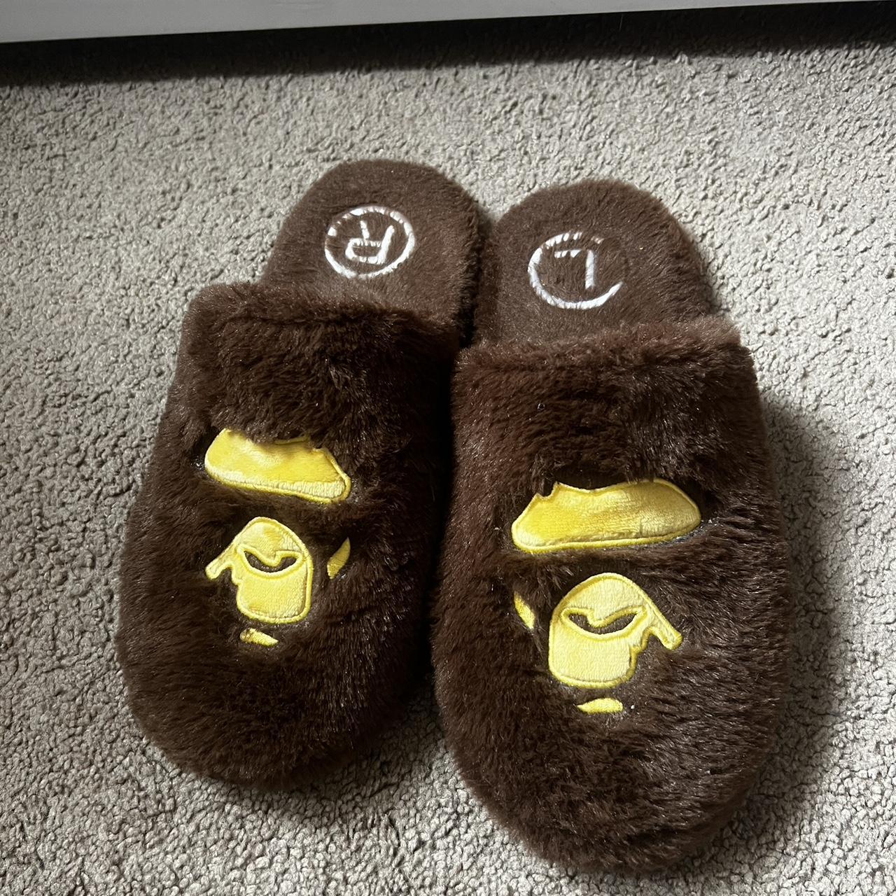 A Bathing Ape BAPE slides/slippers Excellent... - Depop