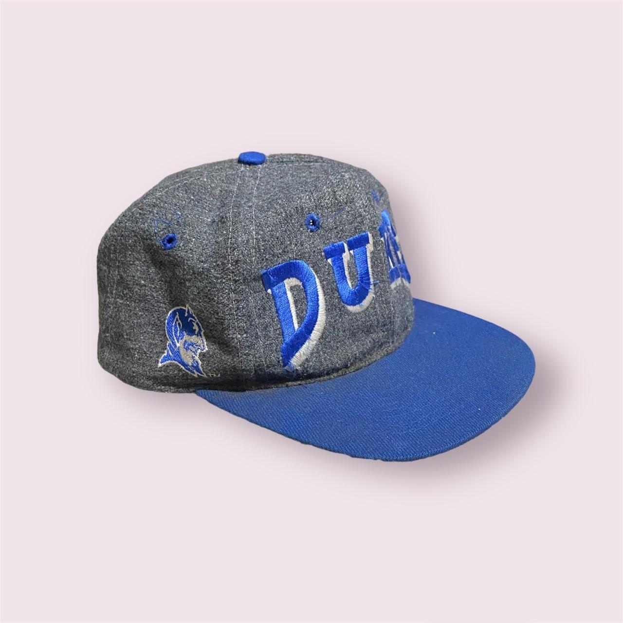 duke blue devils hat x embroidered logo x... - Depop
