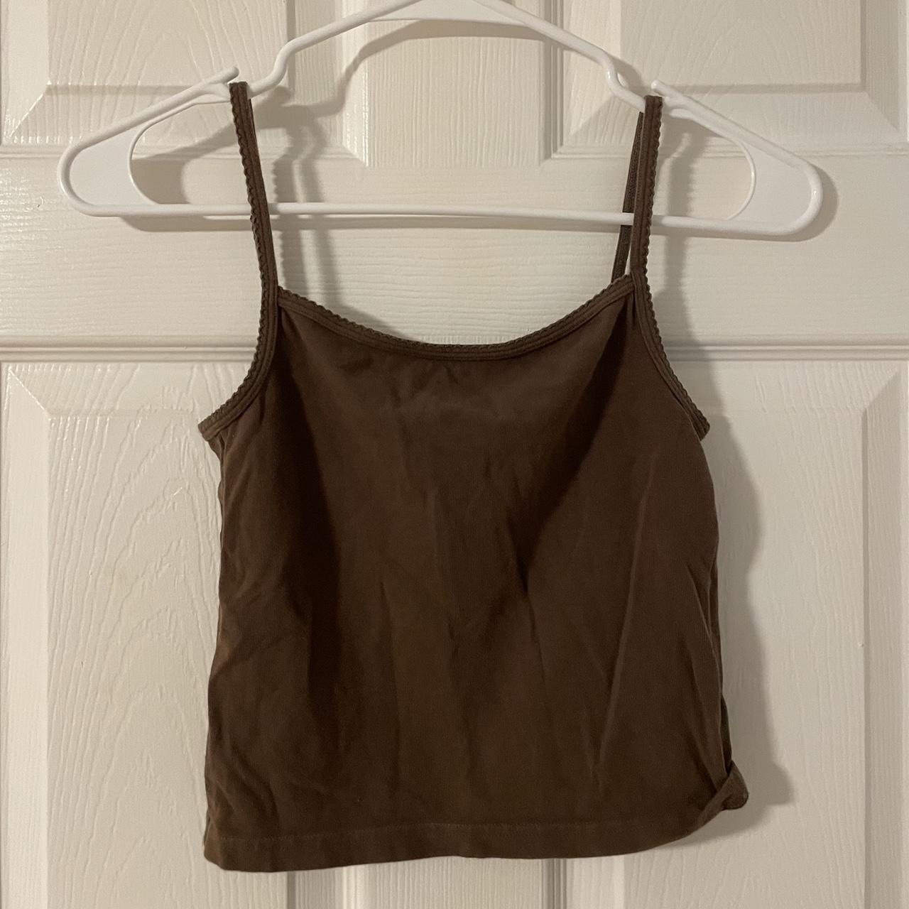 Brown cami top - Depop