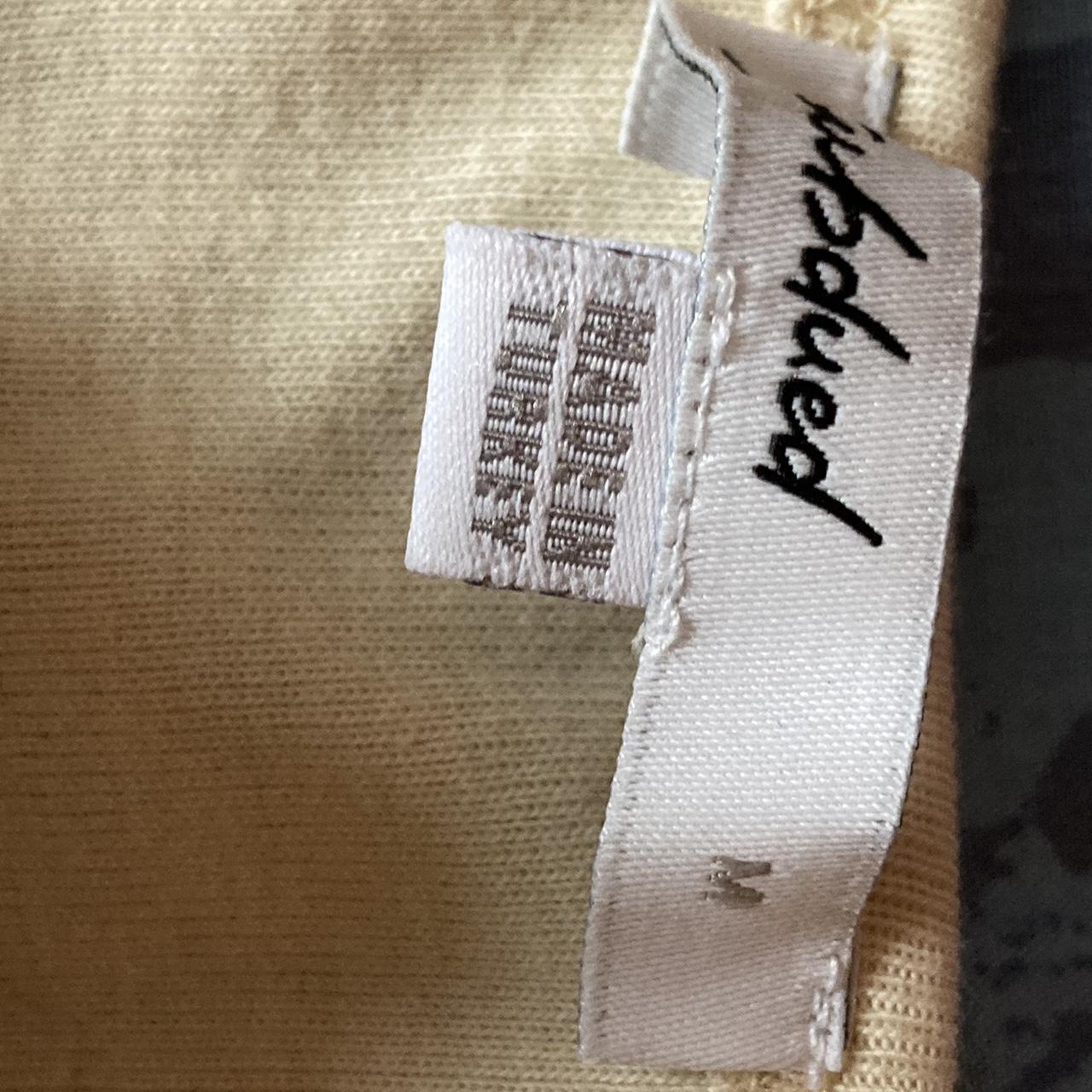 Subdued Women's Red and Cream Crop-top | Depop