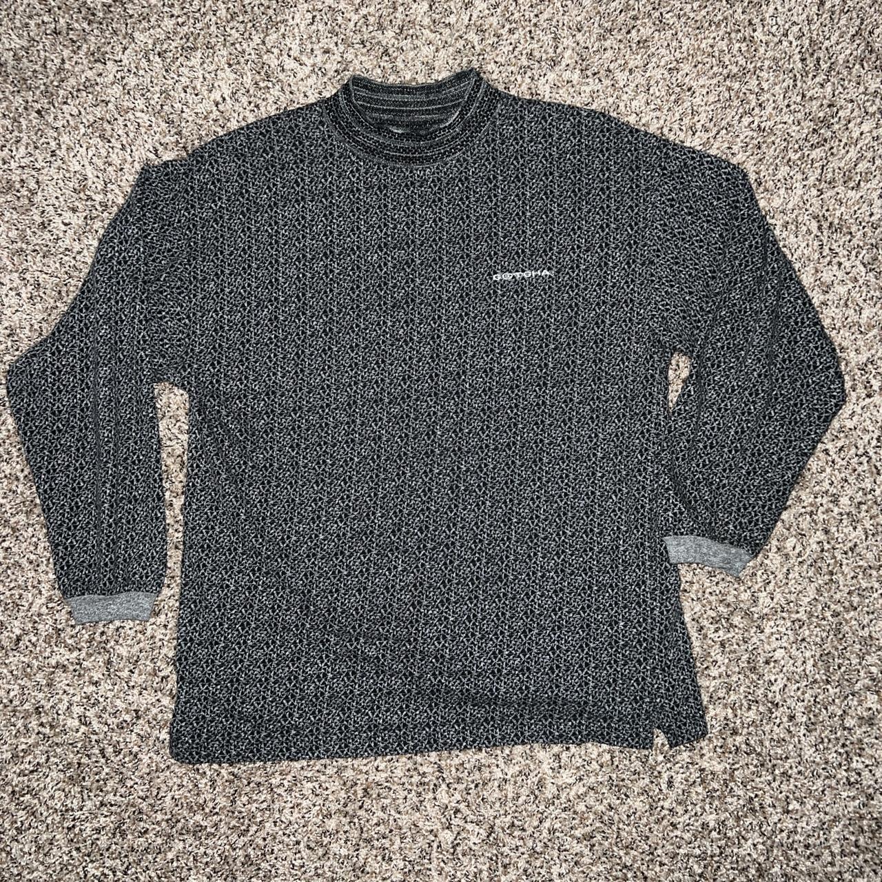 90s surf brand Gotcha geometric black grey white... - Depop