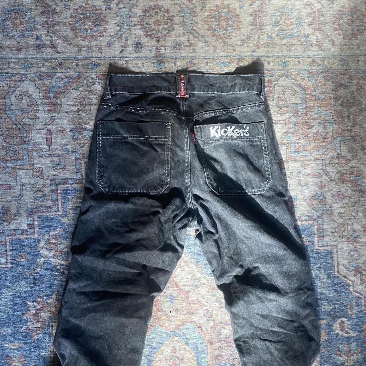 UO Kickers Jeans Black Denim. Size M - Depop
