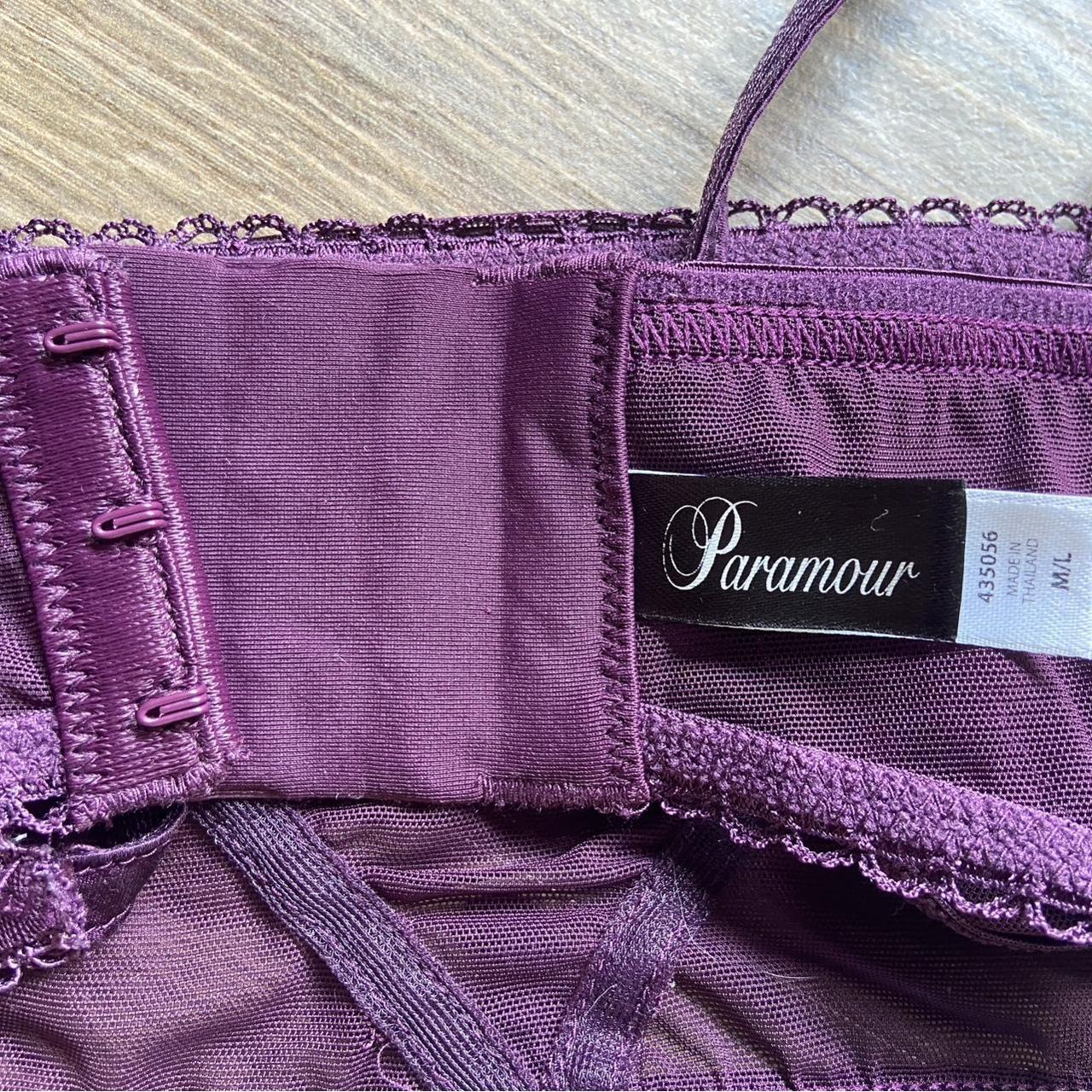 Paramour Women's Pink and Purple Bra | Depop