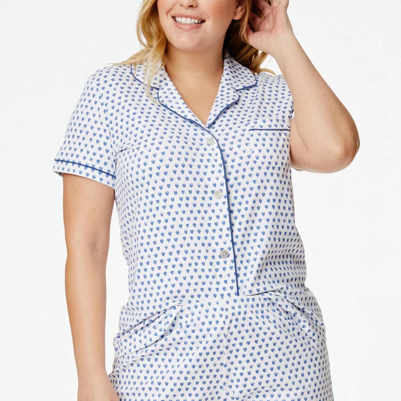 Roller Rabbit Blue Heart Pajamas💙💙 size small. super... - Depop