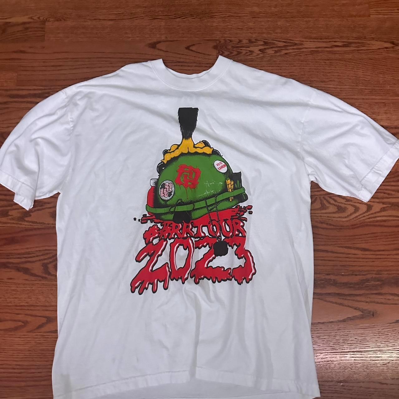 kankan rr tour merch, copped in htx! only worn a... - Depop