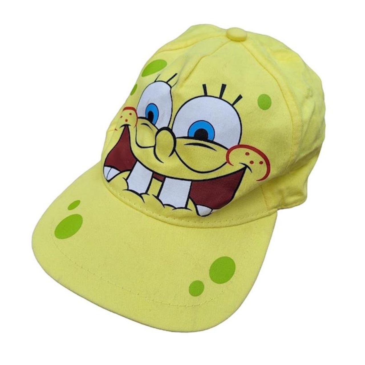 SpongeBob Allover Snapback Cap Free shipping USA -... - Depop