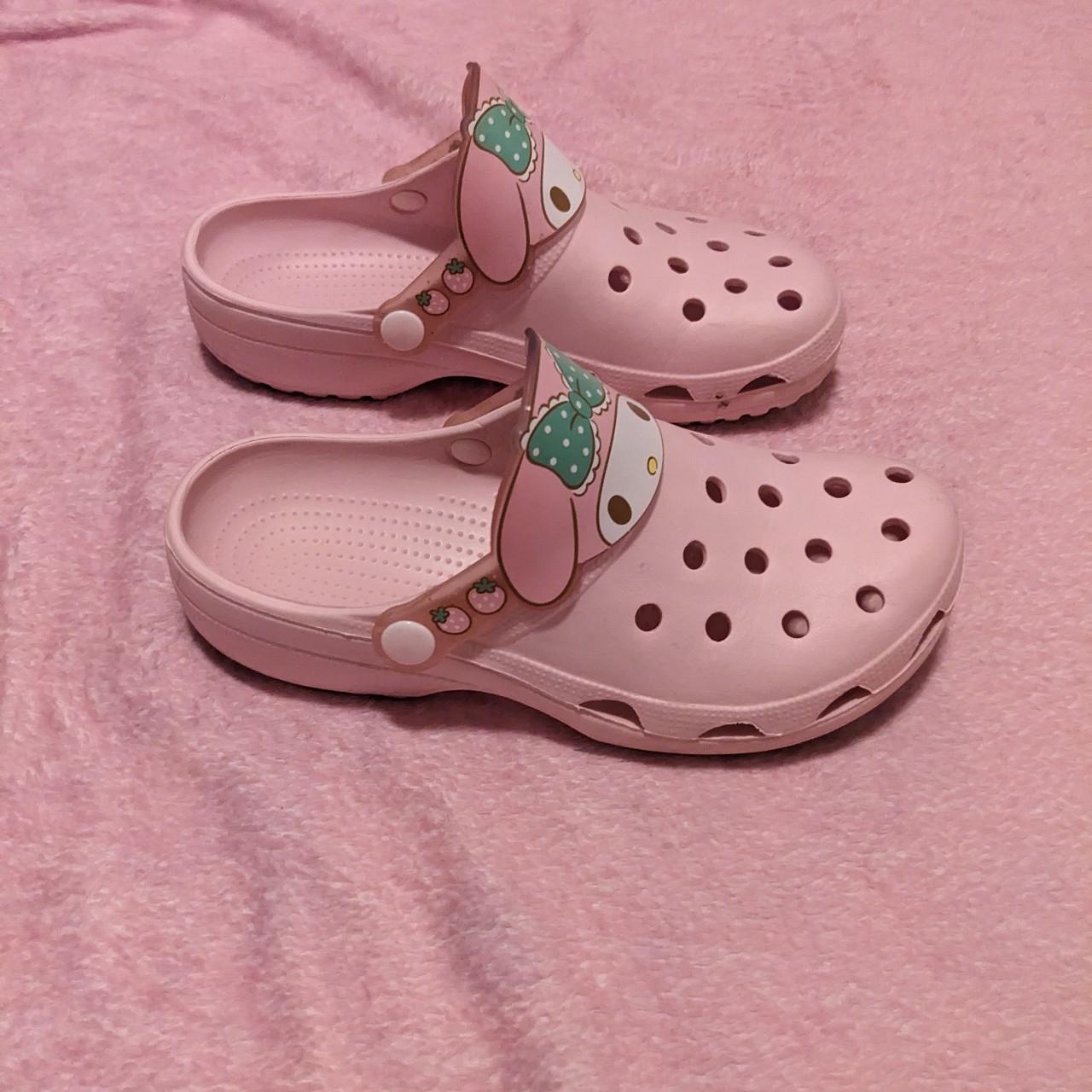 My Melody croc shoes imported from Japan size L/24... - Depop