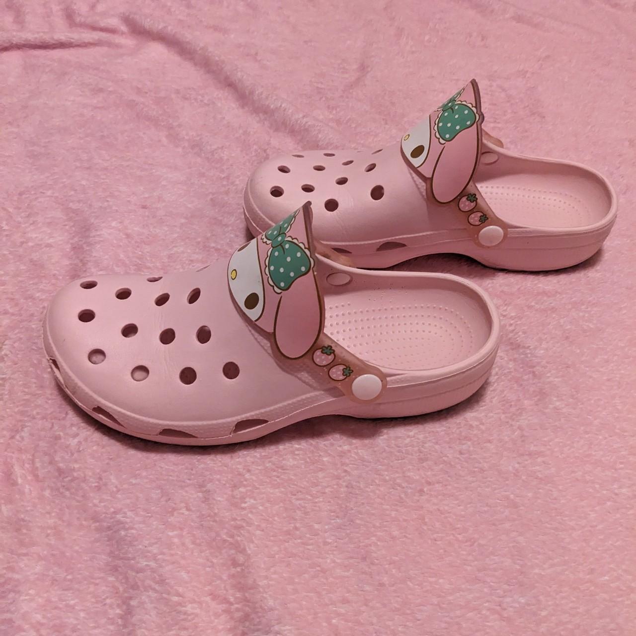 My Melody croc shoes imported from Japan size L/24... - Depop