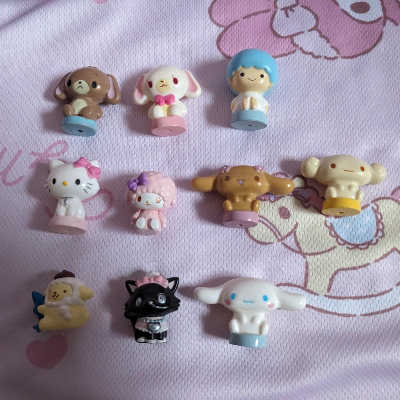 Lot of mini Sanrio figures all around 1 inch... - Depop