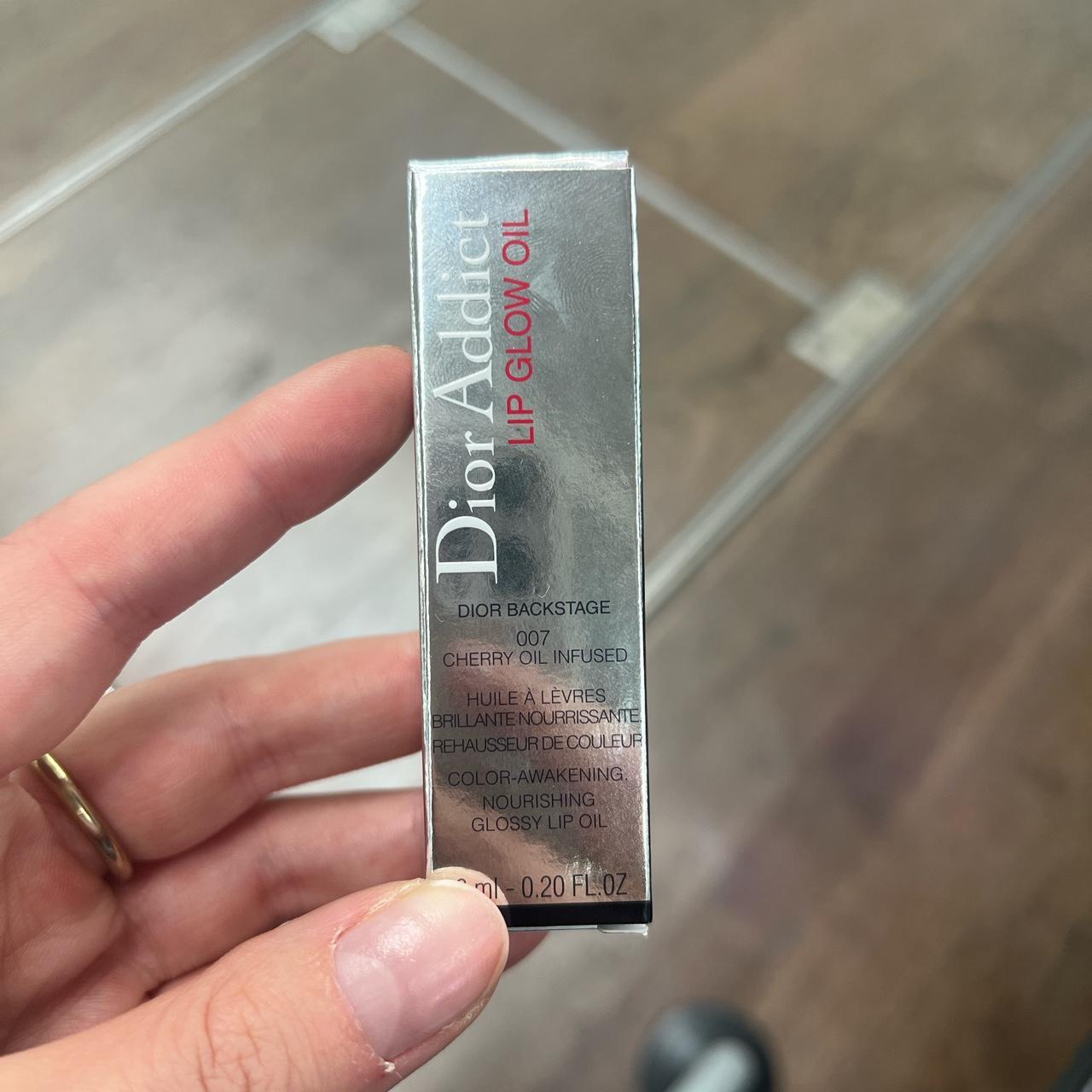 Dior raspberry lip oil shade 007 Brand new in... - Depop