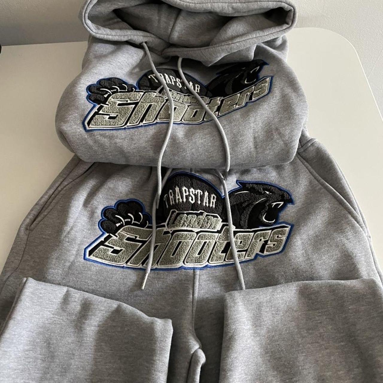 Trap star shooters grey tracksuit - Depop