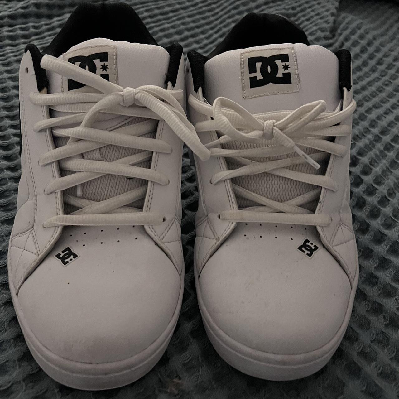 Original Dc white and black shoes #y2k - Depop