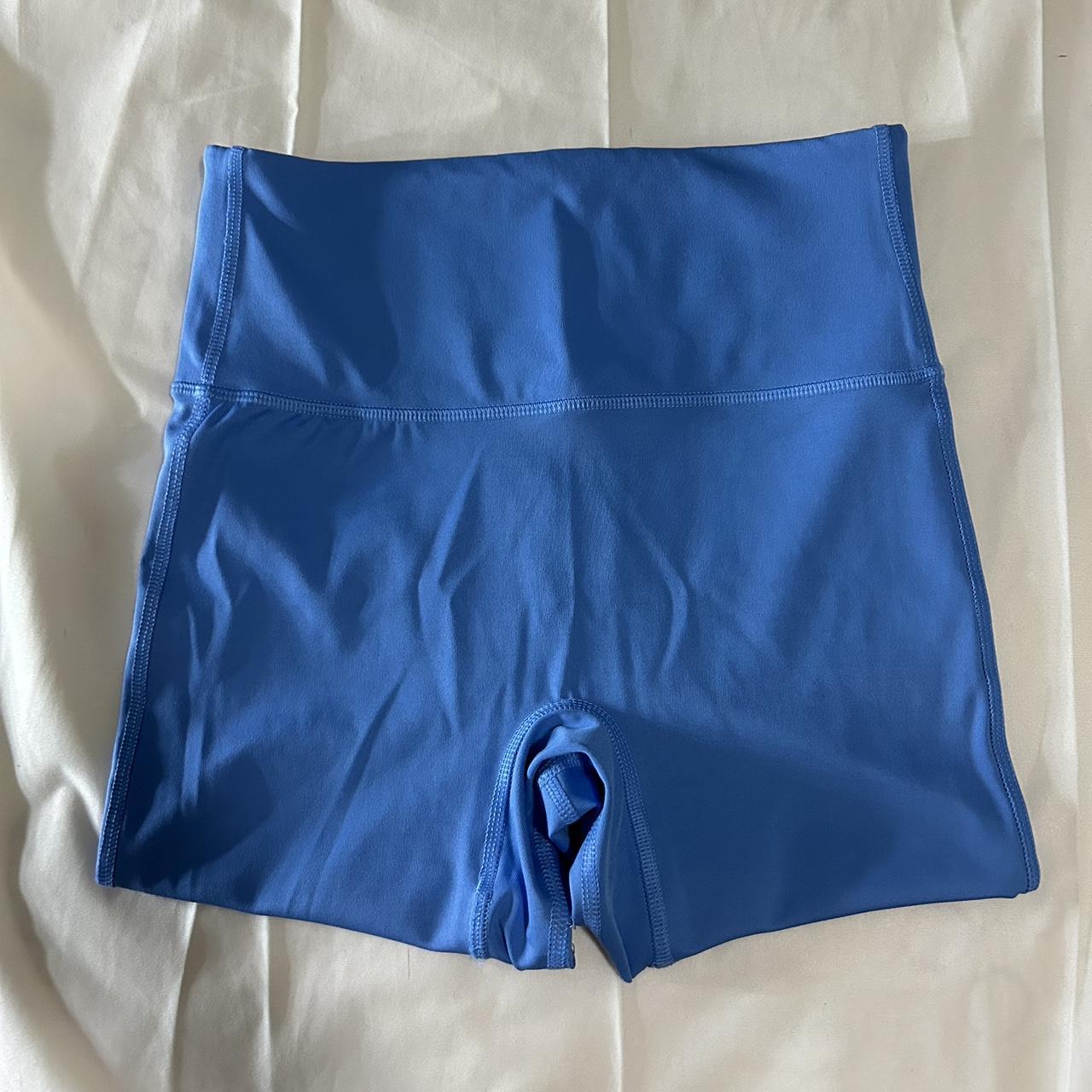 Blue Gym Shorts #blue#stretch#gym#gymshorts#lifting - Depop